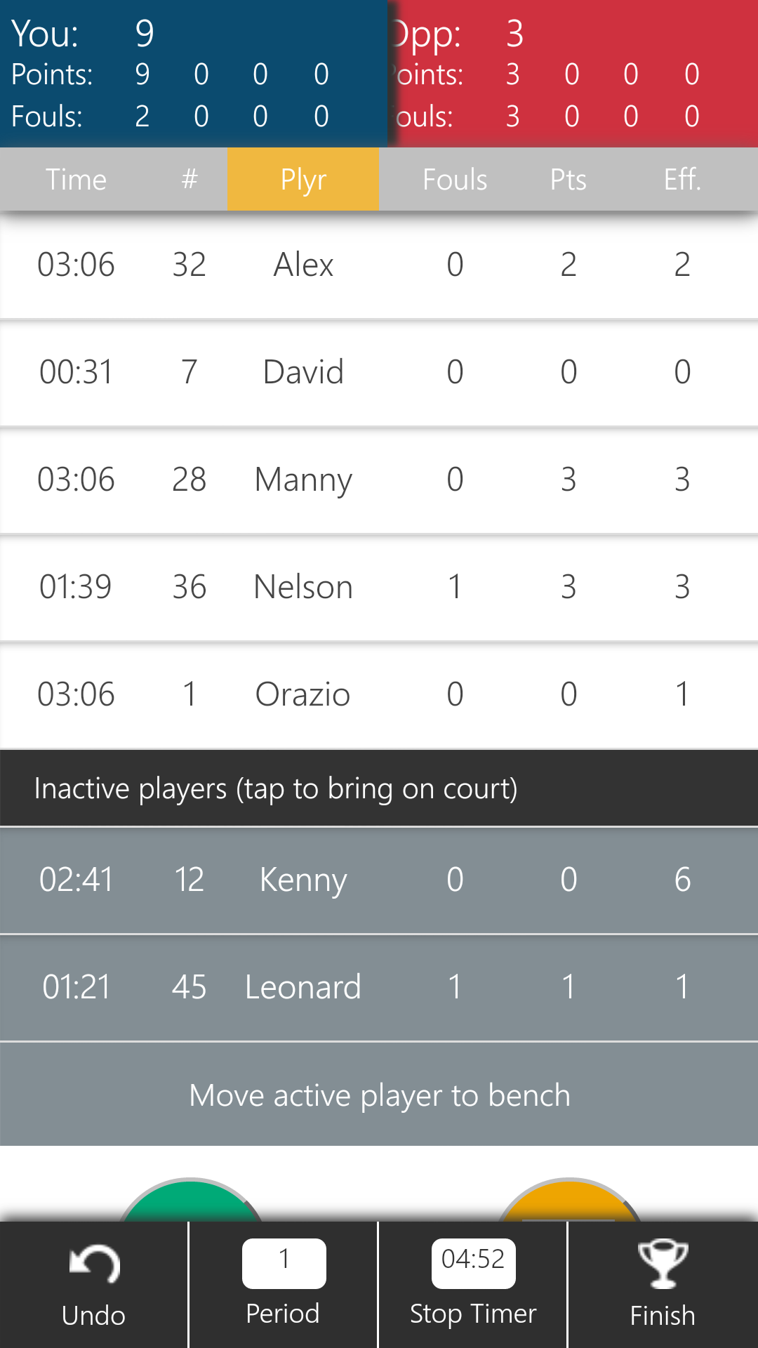 Basketball Stats Keeper - App on Amazon Appstore