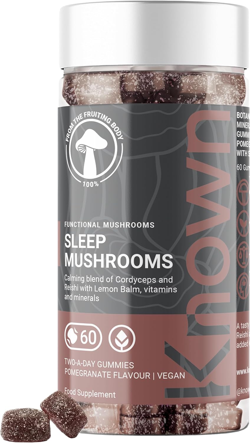 Sleep Support Mushrooms Gummies by Known Nutrition | Cordyceps & Reishi ...