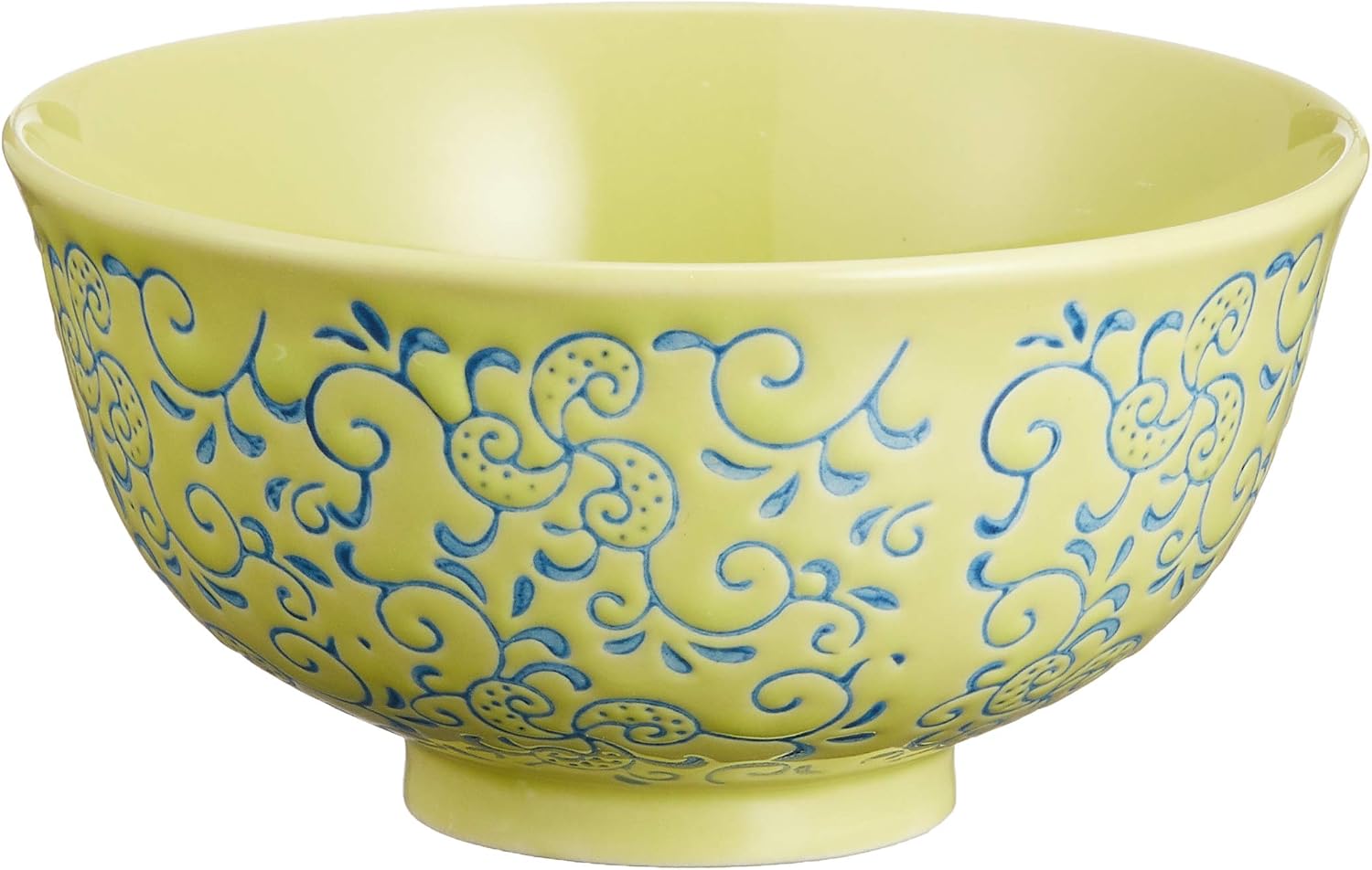 Amazon｜西田(Nishida) 和食器 茶碗 6色唐草模様ご飯茶碗 (4.5号)(黄色)/ おうち料亭/業務用食器/茶碗/お茶漬け ...