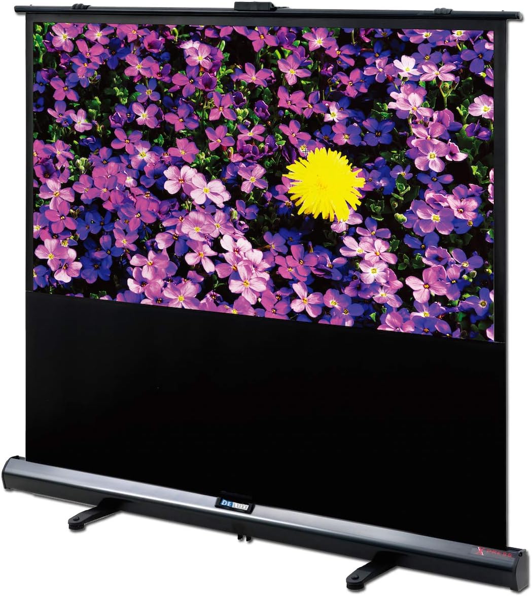 DELUXX Advanced Portable Self-Stand tragbare Stativ-Leinwand mit ...