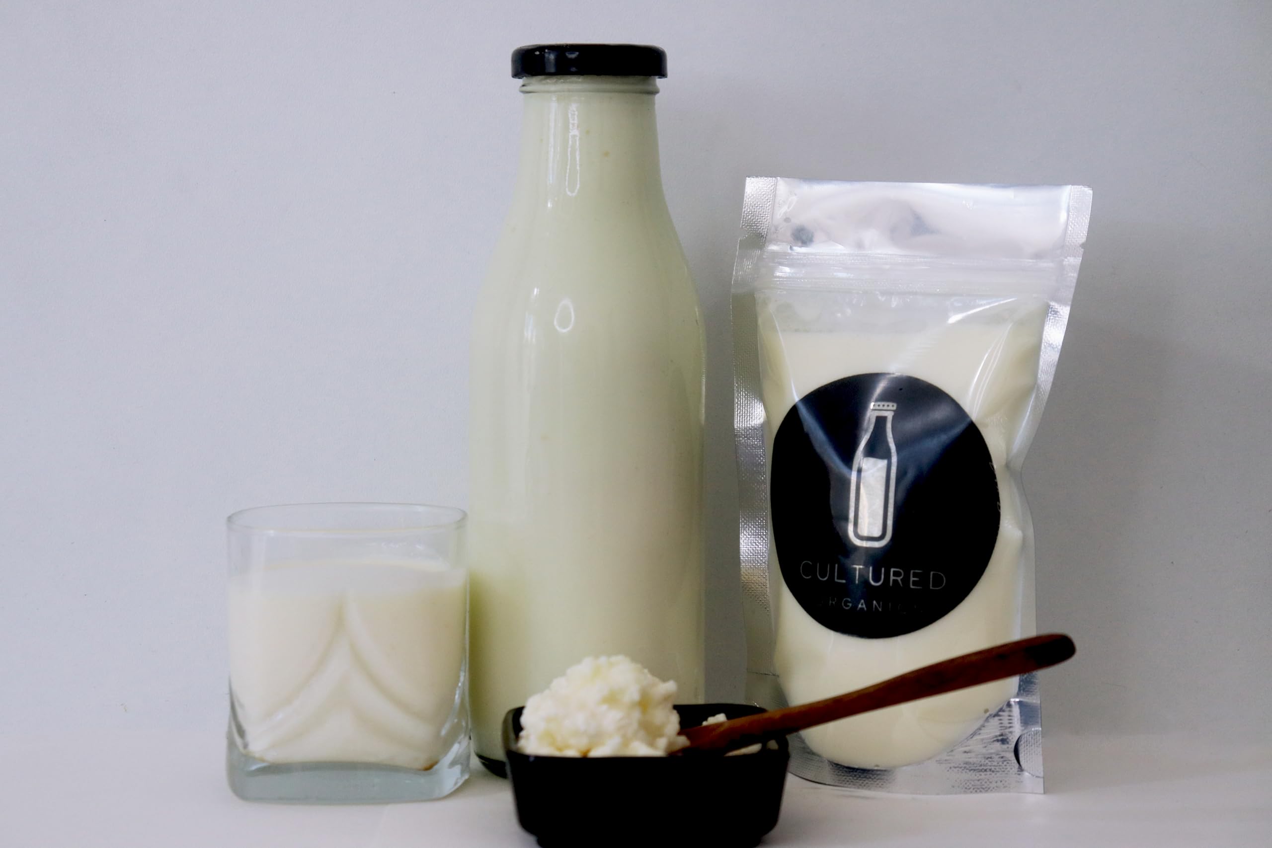 Buy Cultured s Fresh Milk Kefir Grains | Gluten-Free Kefir Starter for ...