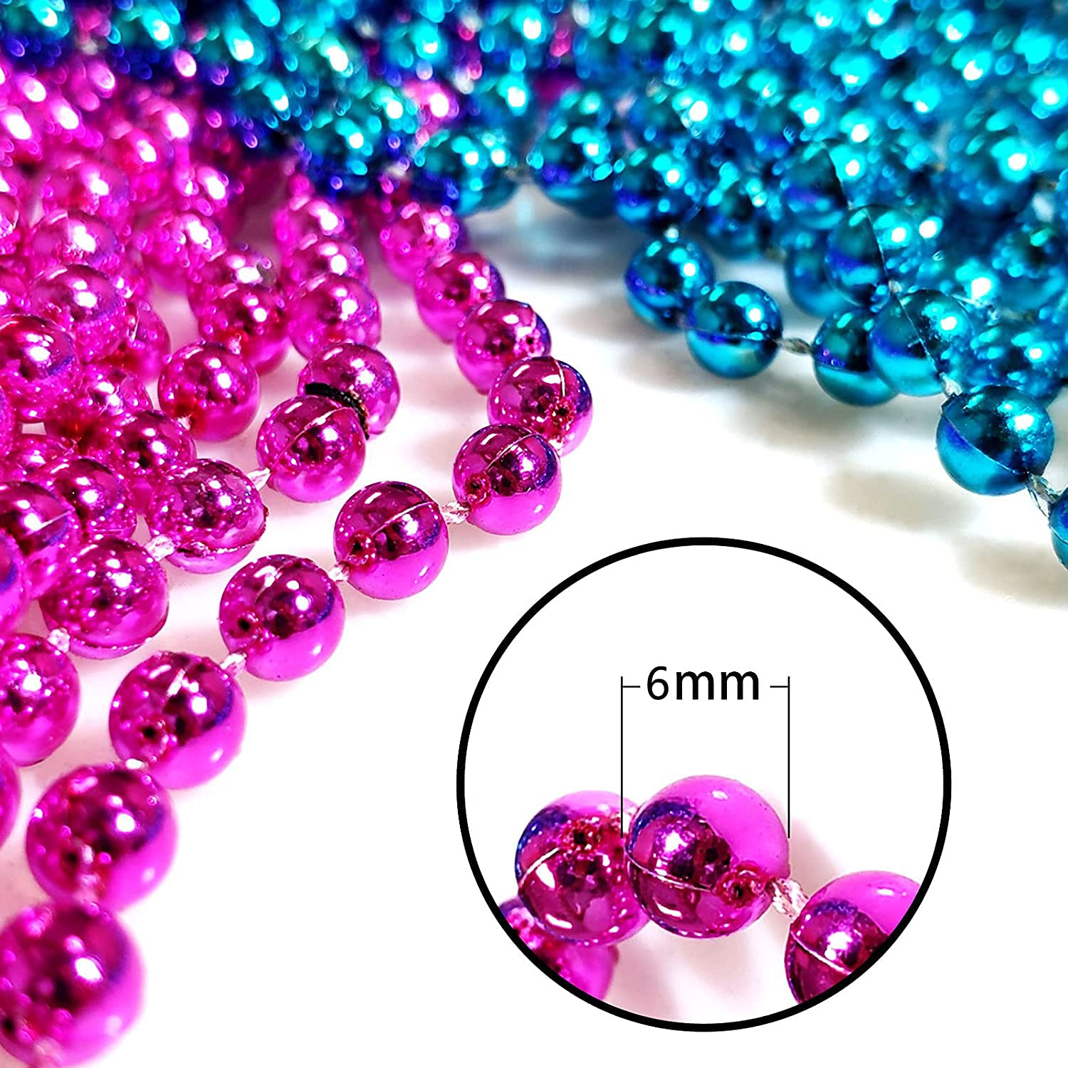 Snapklik.com : 50 Pcs 6mm Baby Gender Reveal Beads For Baby Shower ...