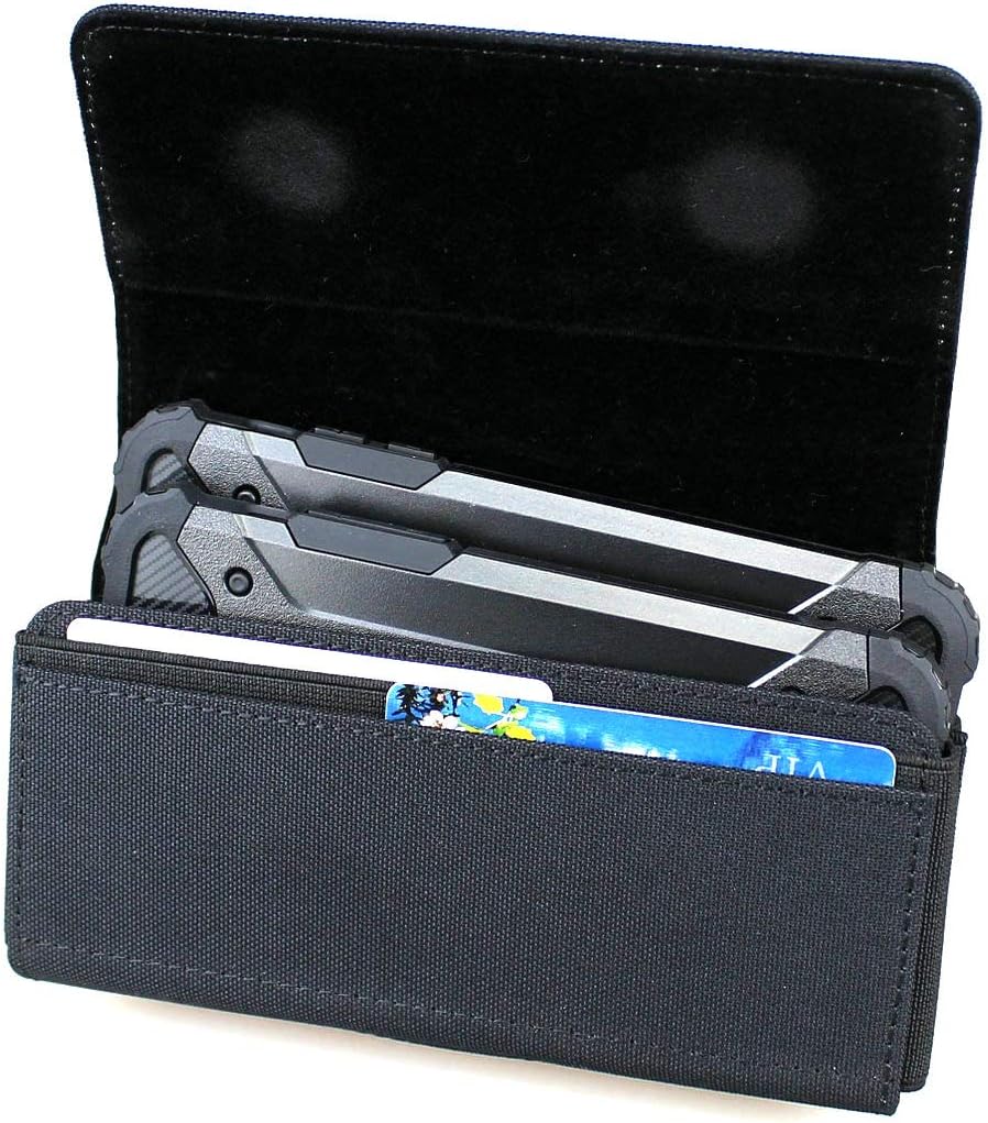 Amazon.com: Dual Horizontal Belt Clip Holster 2 Cell Phone Pouch Case ...