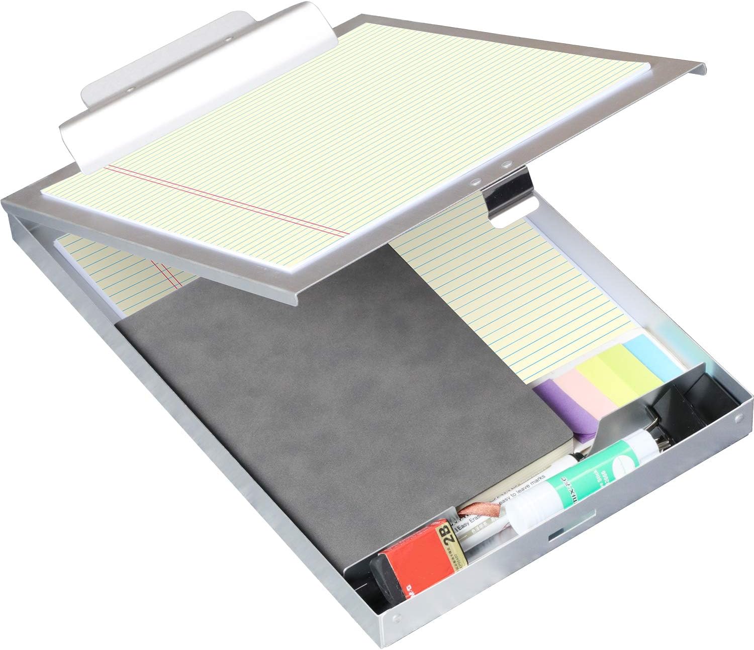 Amazon.com : ROCOFF Metal Clipboard with Storage - Letter Size Aluminum ...