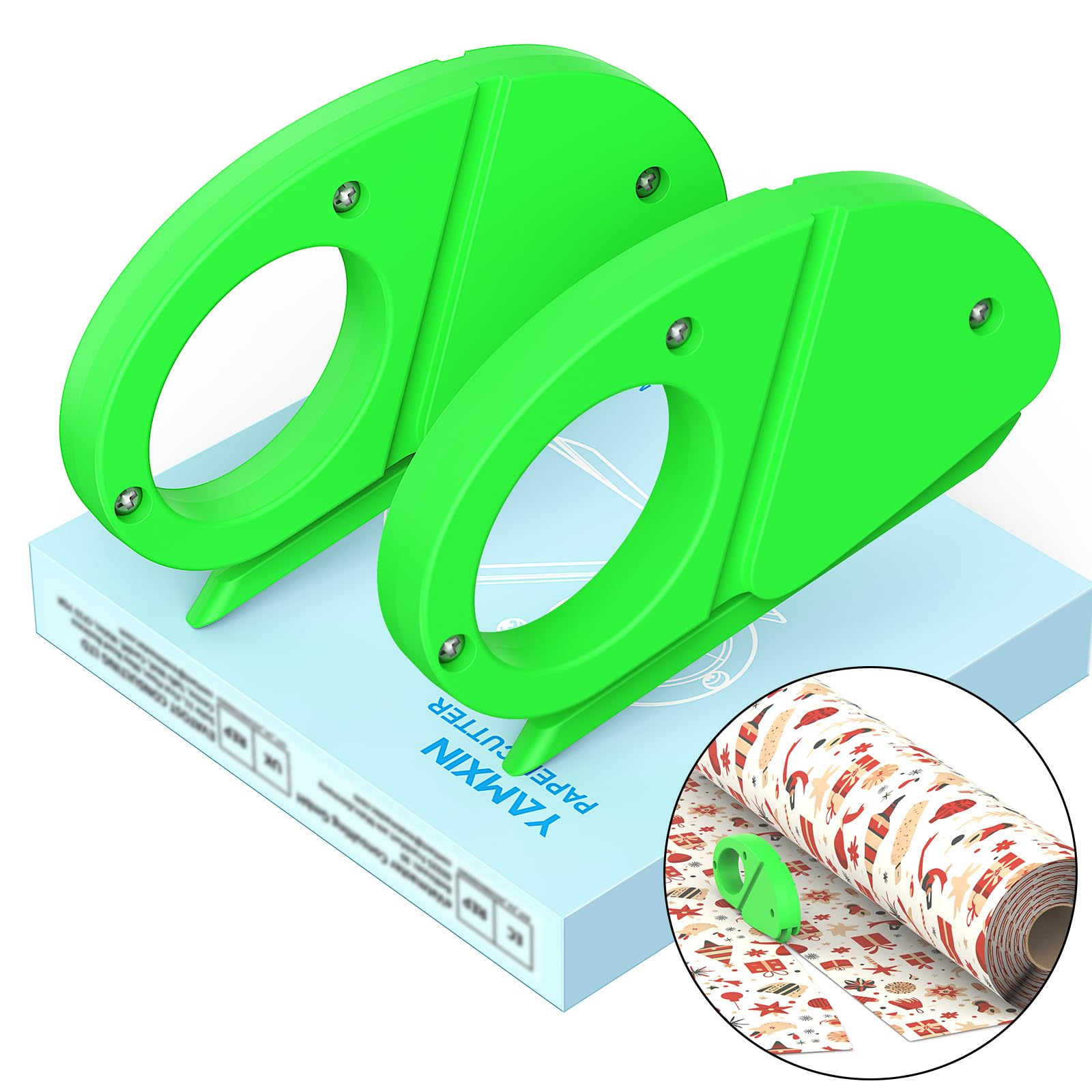 YAMXIN 2 Pack Gift Paper Cutter, Wrapping Paper Cutter, Efficient ...