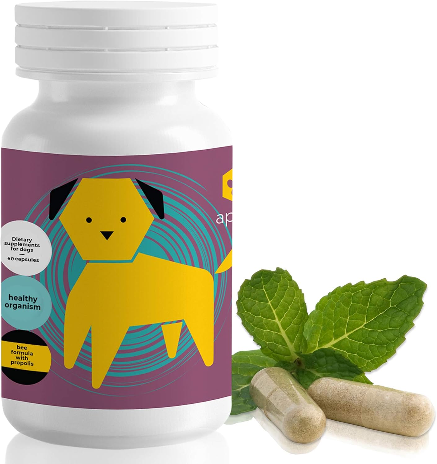 Apipet Immuno - Natural Immunity Booster for Dogs - Pet Supplement with ...