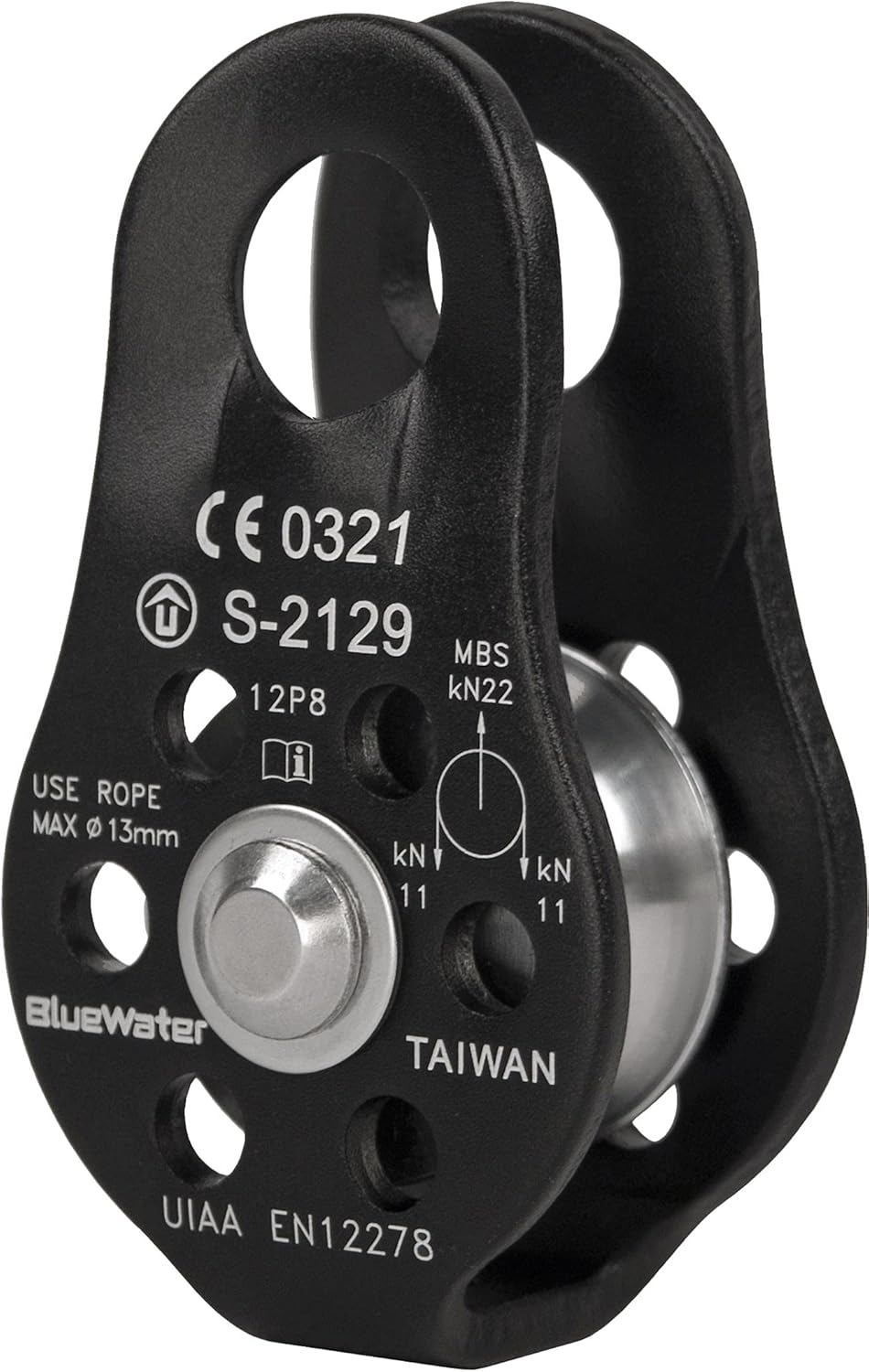 Amazon.com : BlueWater Micro Pulley Black : Climbing Pulleys : Sports ...