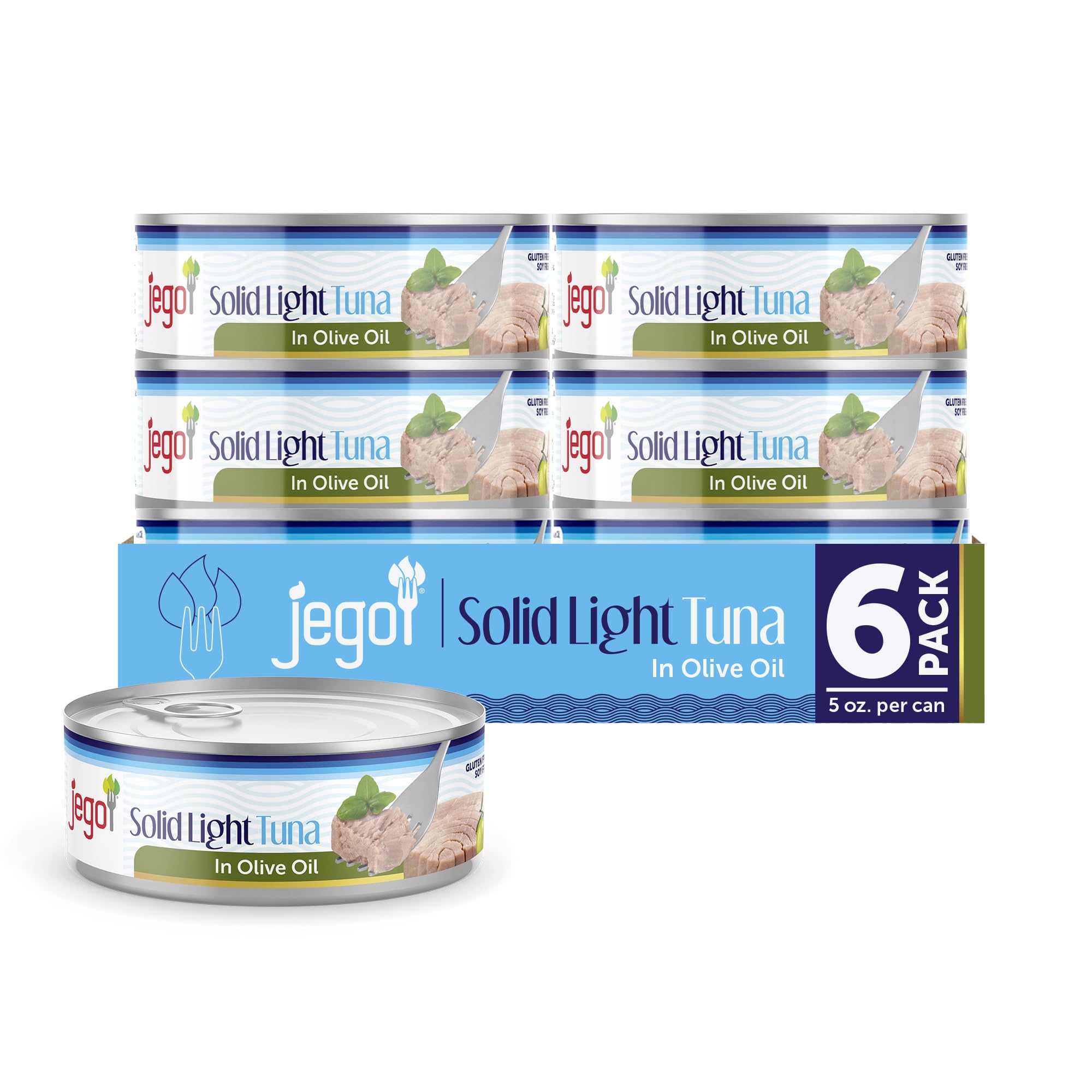Amazon.com : Jego Solid Light Tuna in Olive Oil | Keto | Low Carb ...