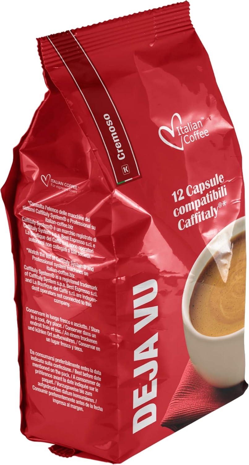 Italian Coffee 96 Capsule Caffè DejaVu Cremoso Compatibile con ...