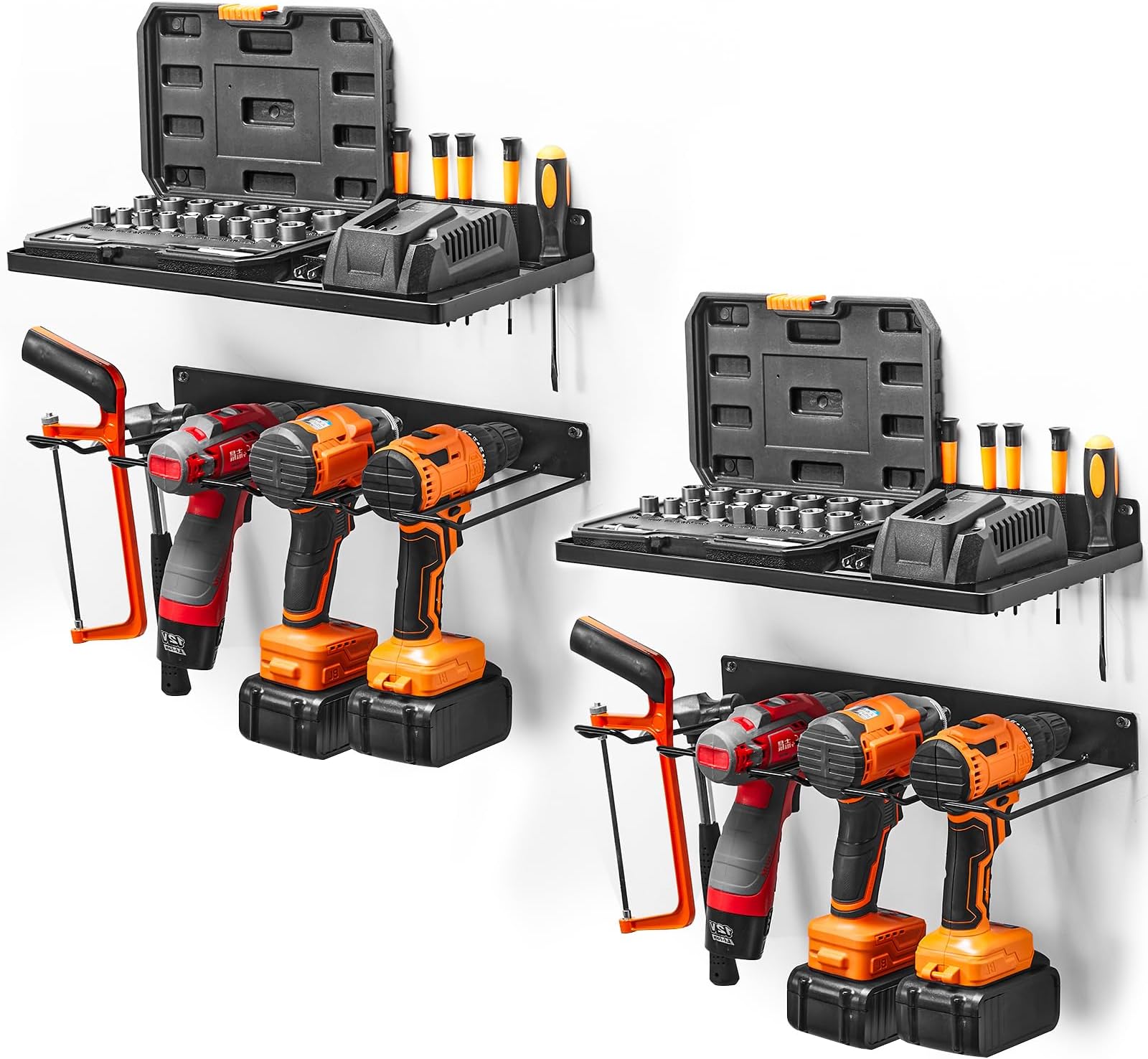 Amazon.com: MAWEW Power Tool Organizer,Drill Holder Wall Mount,Power ...