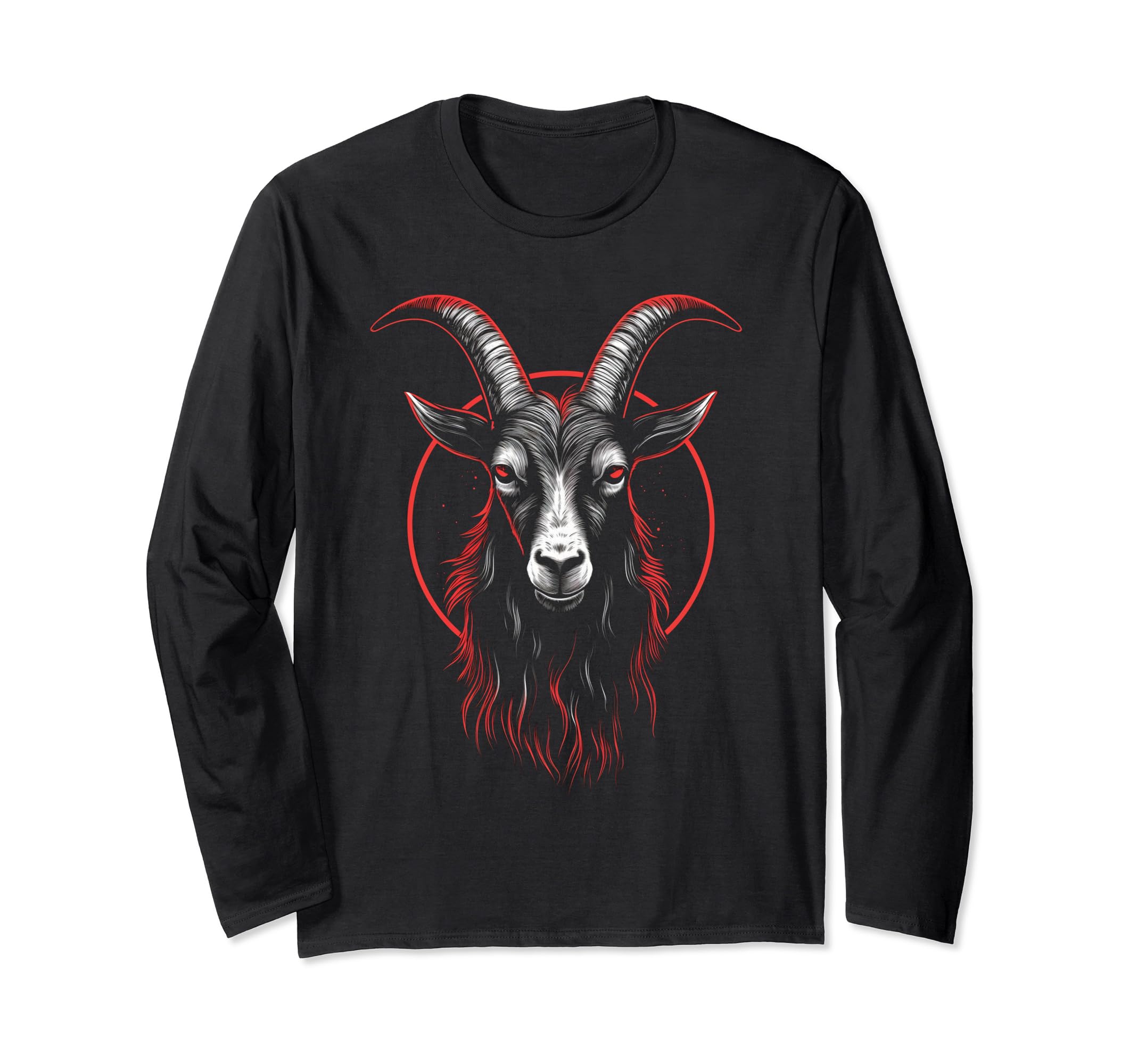 Amazon.com: Goat Baphomet Creepy Satanic Goat Satanist Halloween Occult ...