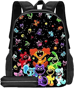 Amazon.com | Generic Boys Girls Bookbag Lightweight Casual Backpack ...