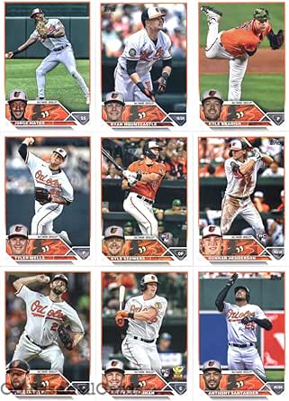 Amazon.com: 2023 Topps Complete Set (Series 1 & 2) Baltimore Orioles ...
