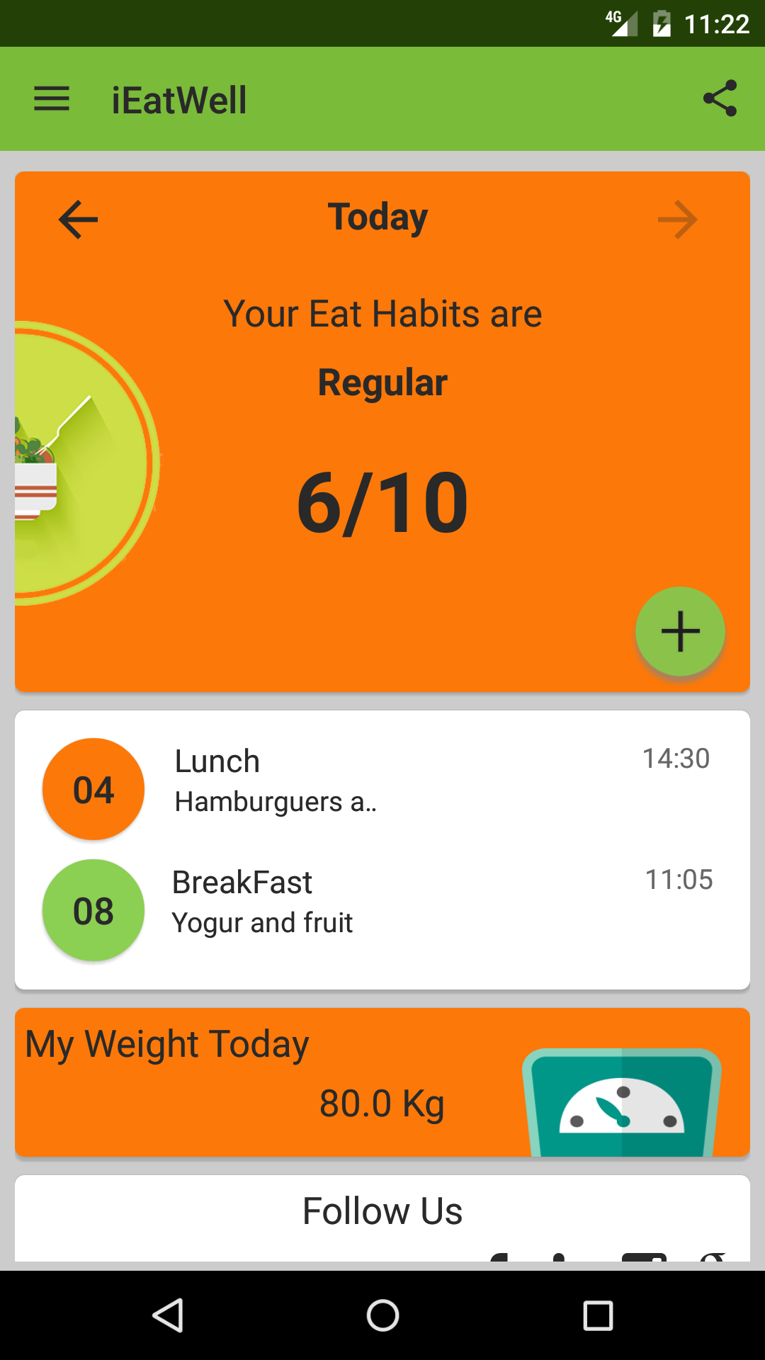 IEatWell : Healthy Eating Log - App on Amazon Appstore