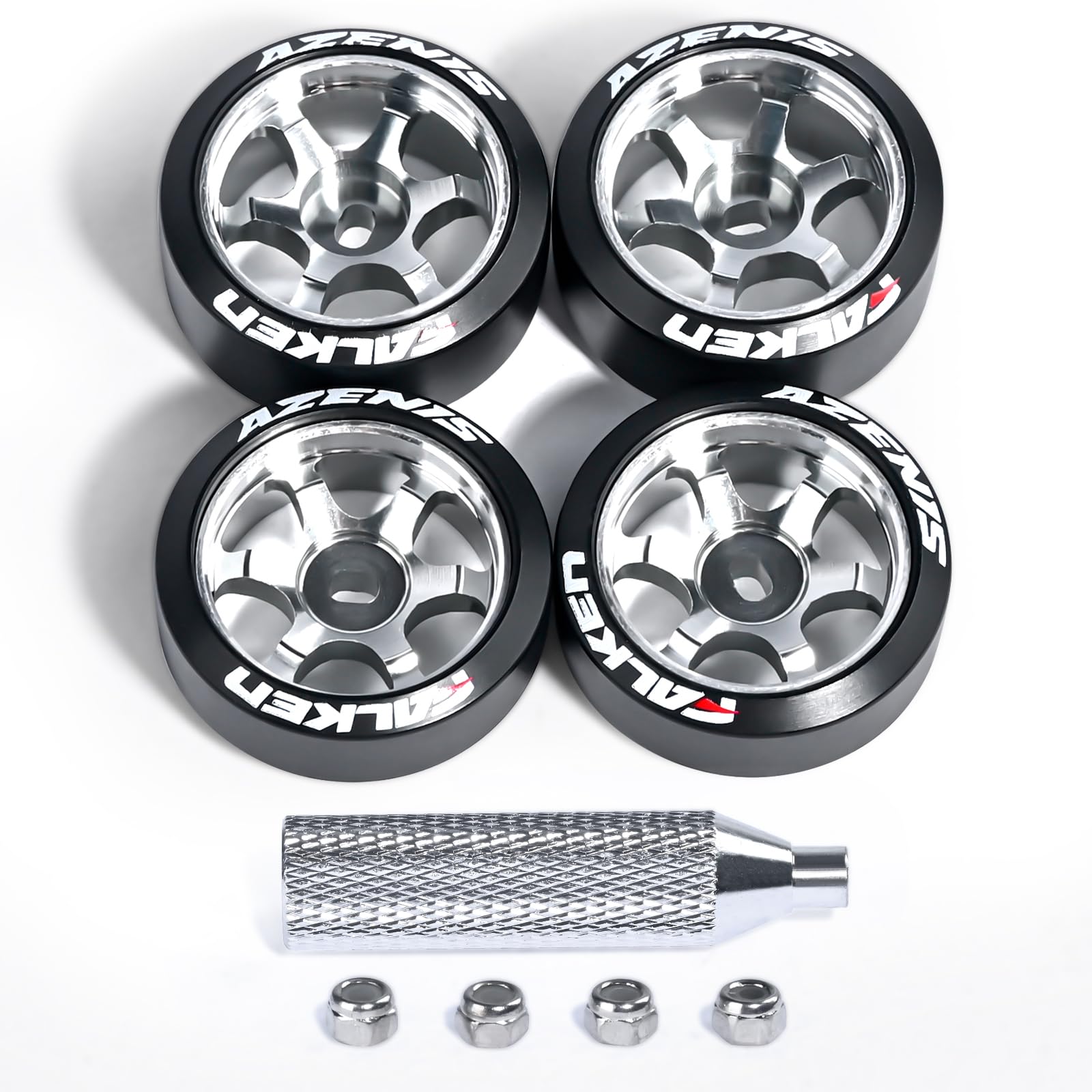 Amazon.com: Abendor 4Pcs 20mm 1/28 Rc Car Drift Wheel Hub with Rc Car ...
