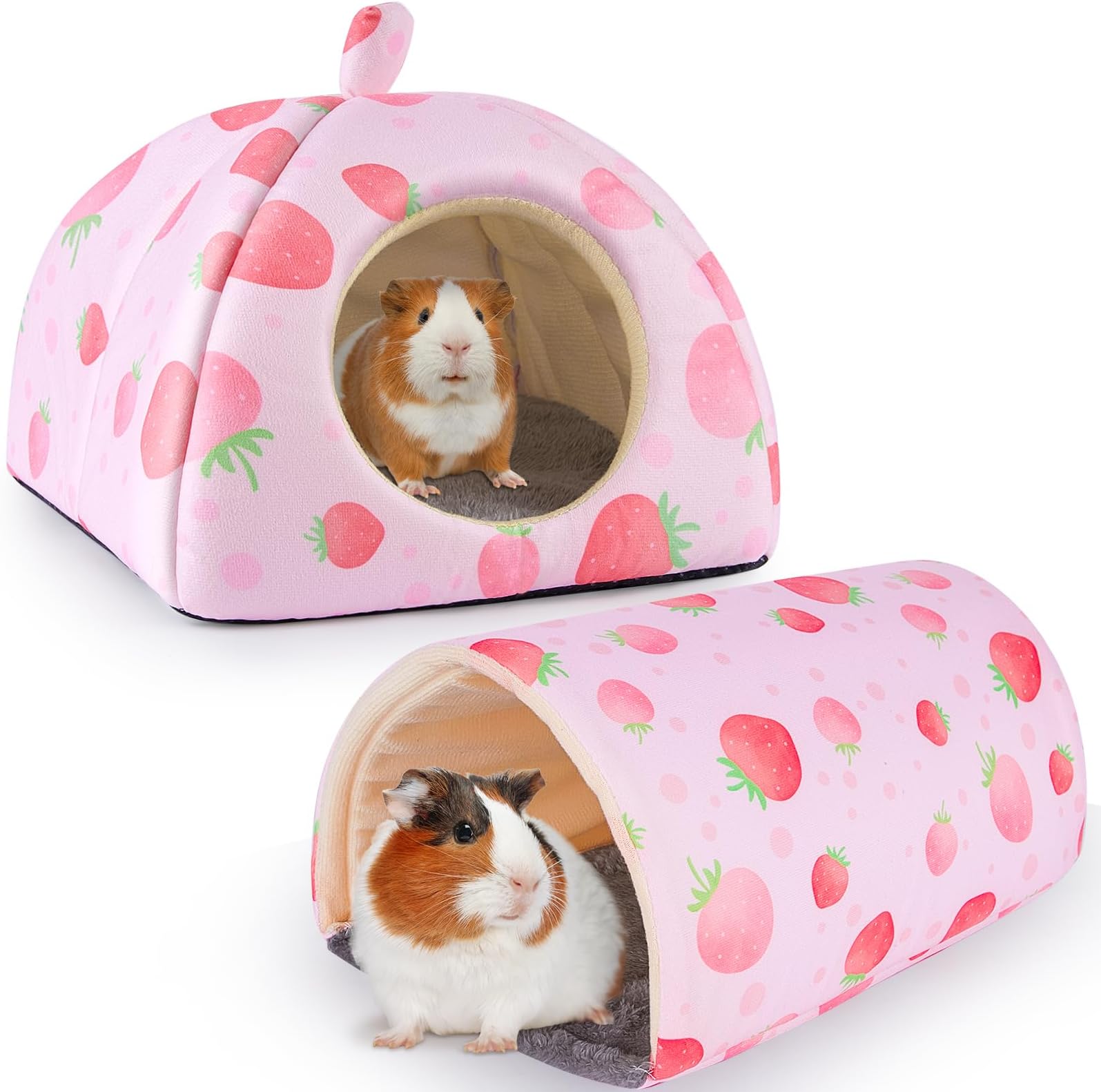 Amazon.com : Guinea Pig Hideout Tunnel House, Small Animal Tube Cage ...