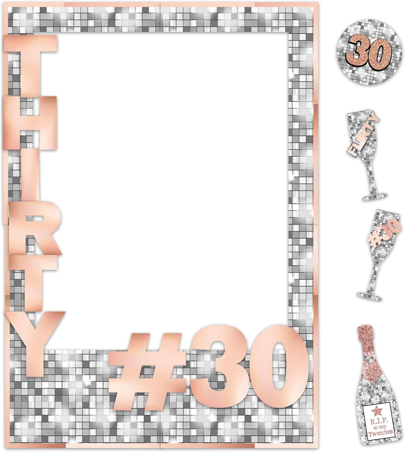 Amazon.com - Cheerland 30th Birthday Photo Frame Happy 30th Party ...