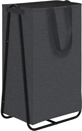 Amazon.com: STORAGE MANIAC Laundry Hamper with Metal Rack, Large ...