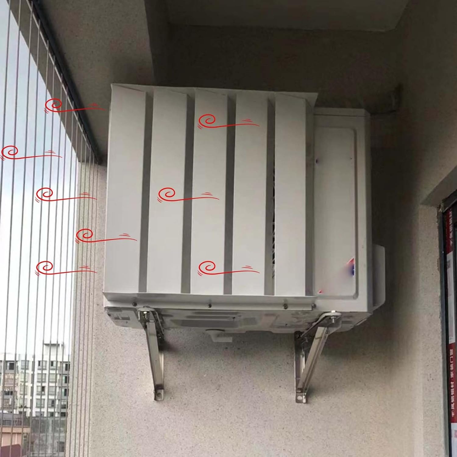 Amazon.com: Air Conditioner Deflector AC Compressor Condenser Baffle ...