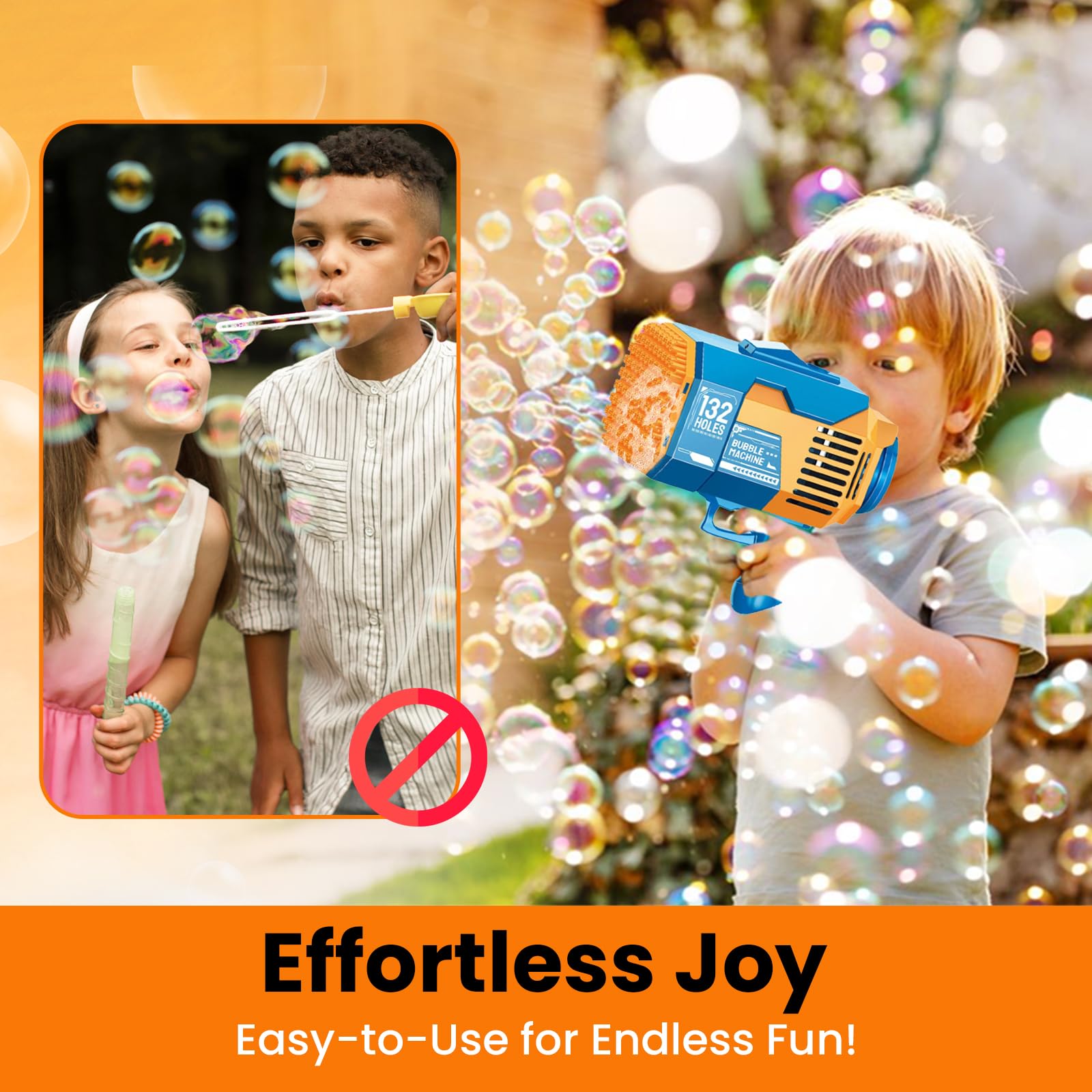 Pro Deals Bubble Machine Gun 132 Holes Bubble Blower | Rocket Launcher ...