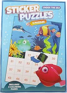 Amazon.com: Making the Grade Sticker Puzzle Book with 4 Puzzles and 2 ...