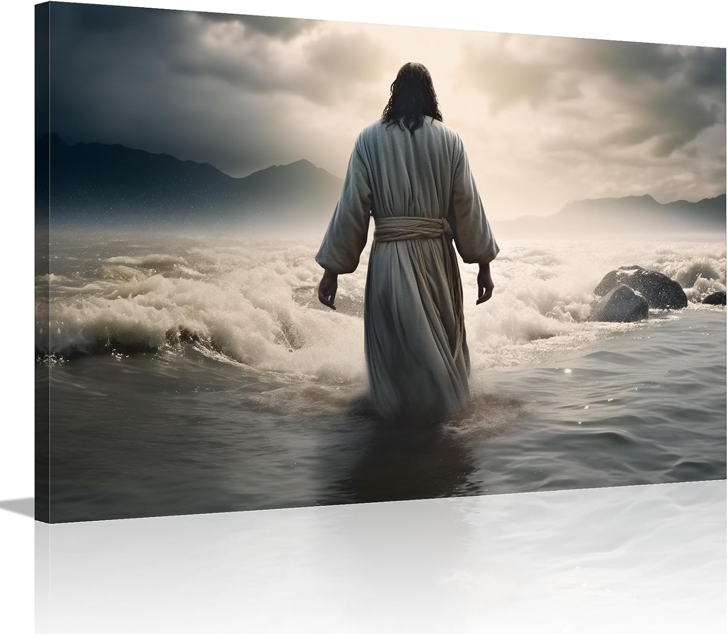 Amazon.com: GLOKAKA Christian Wall Art Jesus Christ Canvas Wall Decor ...
