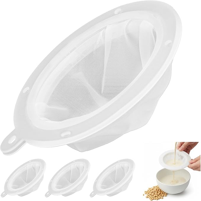 Amazon.com: TIESOME 4 Pcs 200 Mesh Food Filter Strainer, Oil Strainer ...