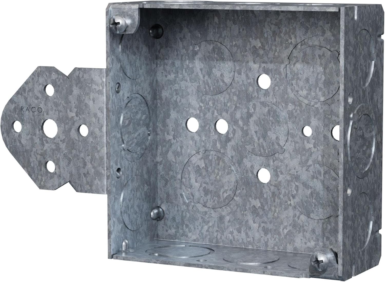 HUBBELL ELECTRICAL PROD 193 1-1/2DP B BRK 4 SQUARE BOX - Electrical ...