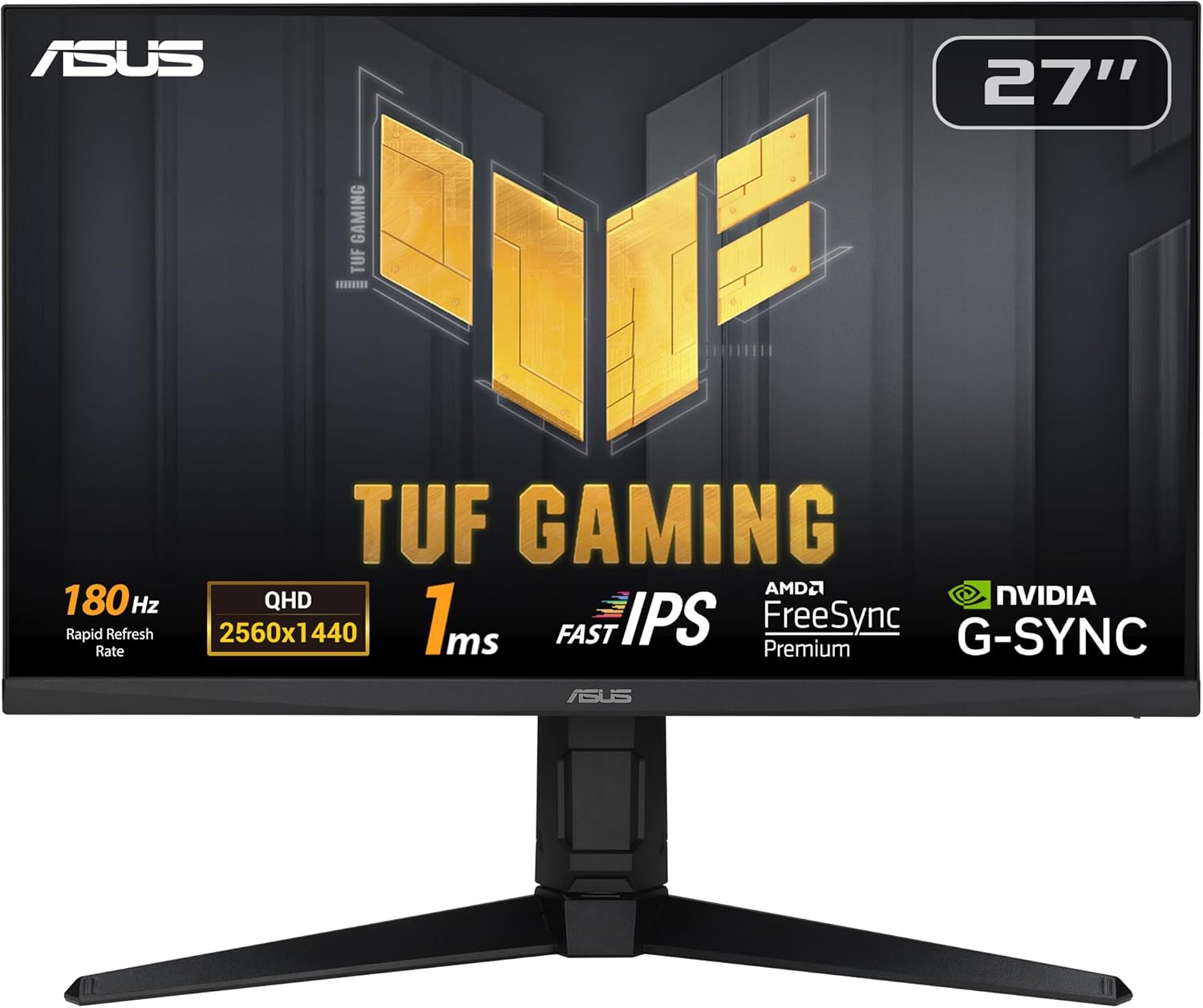 Amazon.com: ASUS TUF Gaming 27” 1440P Monitor (VG27AQL3A) - QHD (2560 x ...
