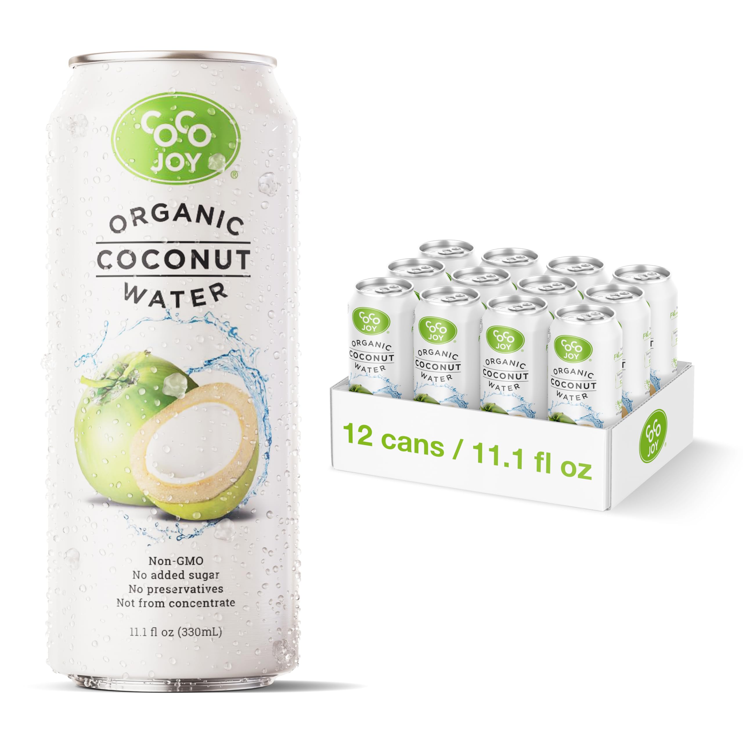 Amazon.com : CoCo Joy All Organic Coconut Water, Natural and Fresh ...