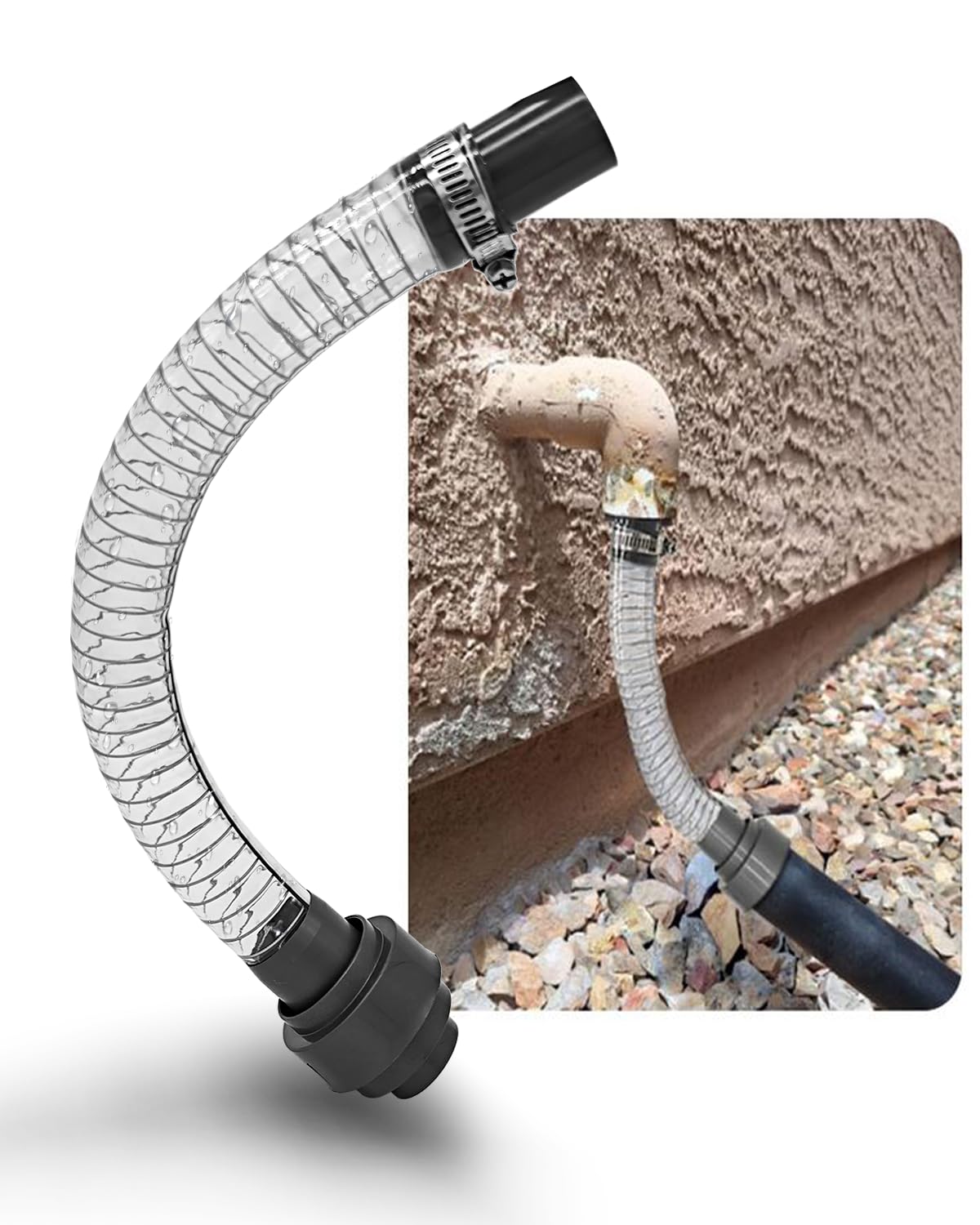 Ac Drain Line Cleaner Tool Unclogger Sucker Wet Vac Attachment to Unclog and Evacuate Ac Drain ...