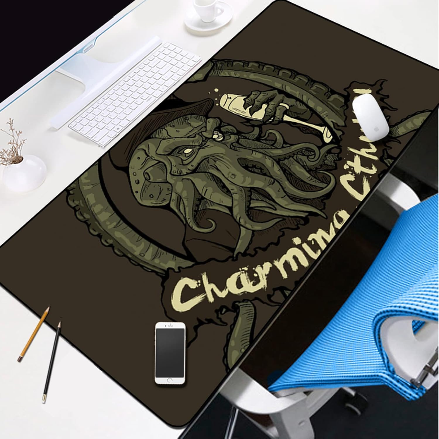Cthulhu Mythical Mouse Pad Gaming Keyboard Pad (600 * 300mm,3) : Buy ...