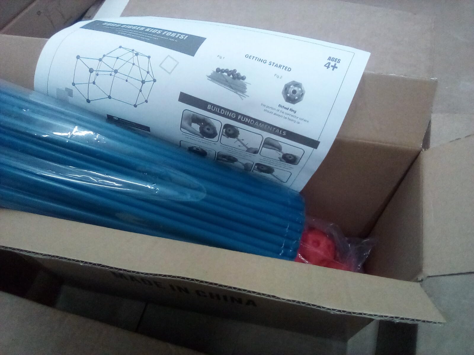 Amazon.com: 180 Pack Fort Building Kits for Kids Age 4, 5, 6, 7, 8 ...