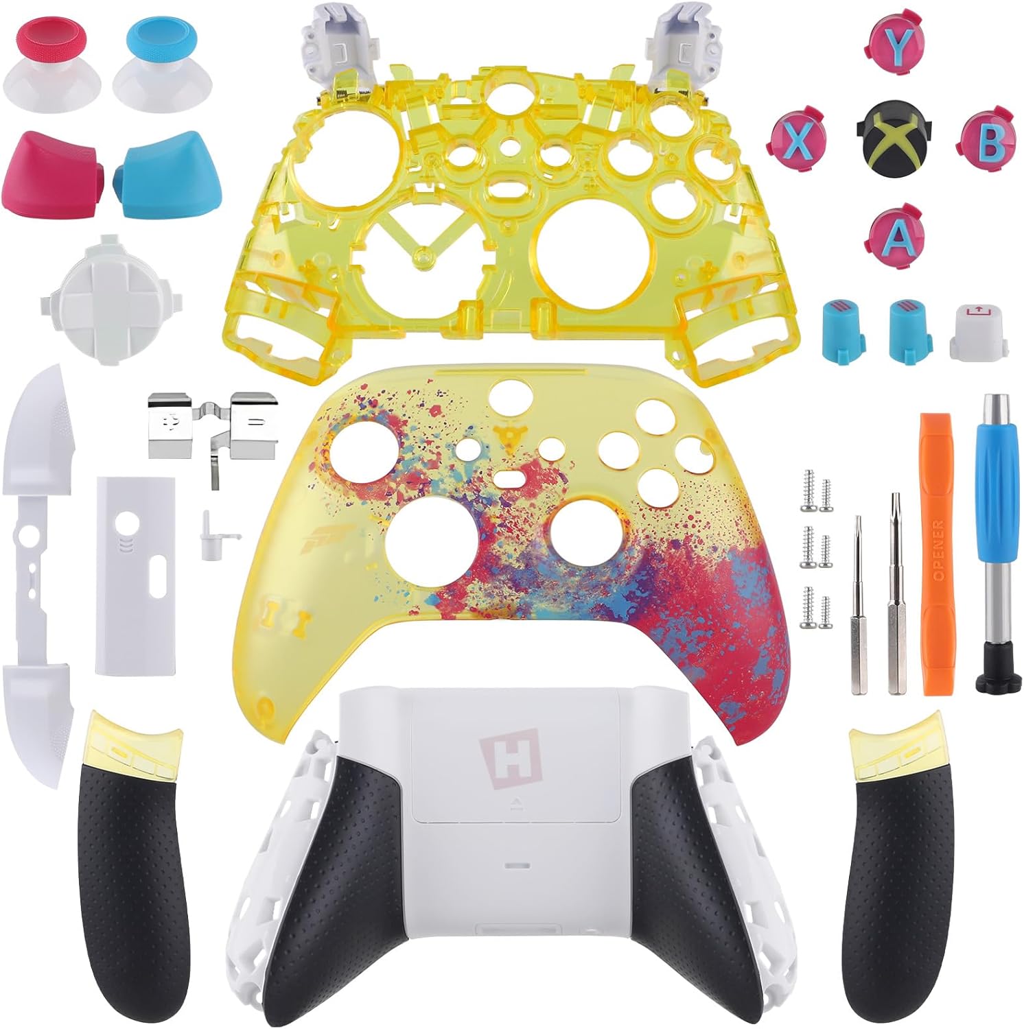 Amazon.com: Replacement Shell&Accessories Kit for Xbox One Series S/X ...