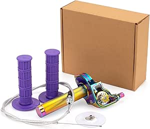 Amazon.com: XINGWU Mini Bike Throttle Kit Universal 7/8" 22mm CNC Quick ...