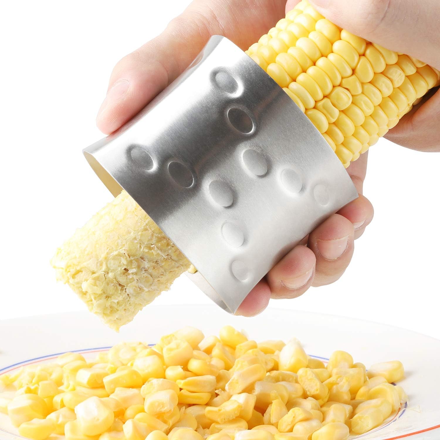 Amazon.com: Corn Stripper Cutter Stainless Steel Corn Peeler Corn ...