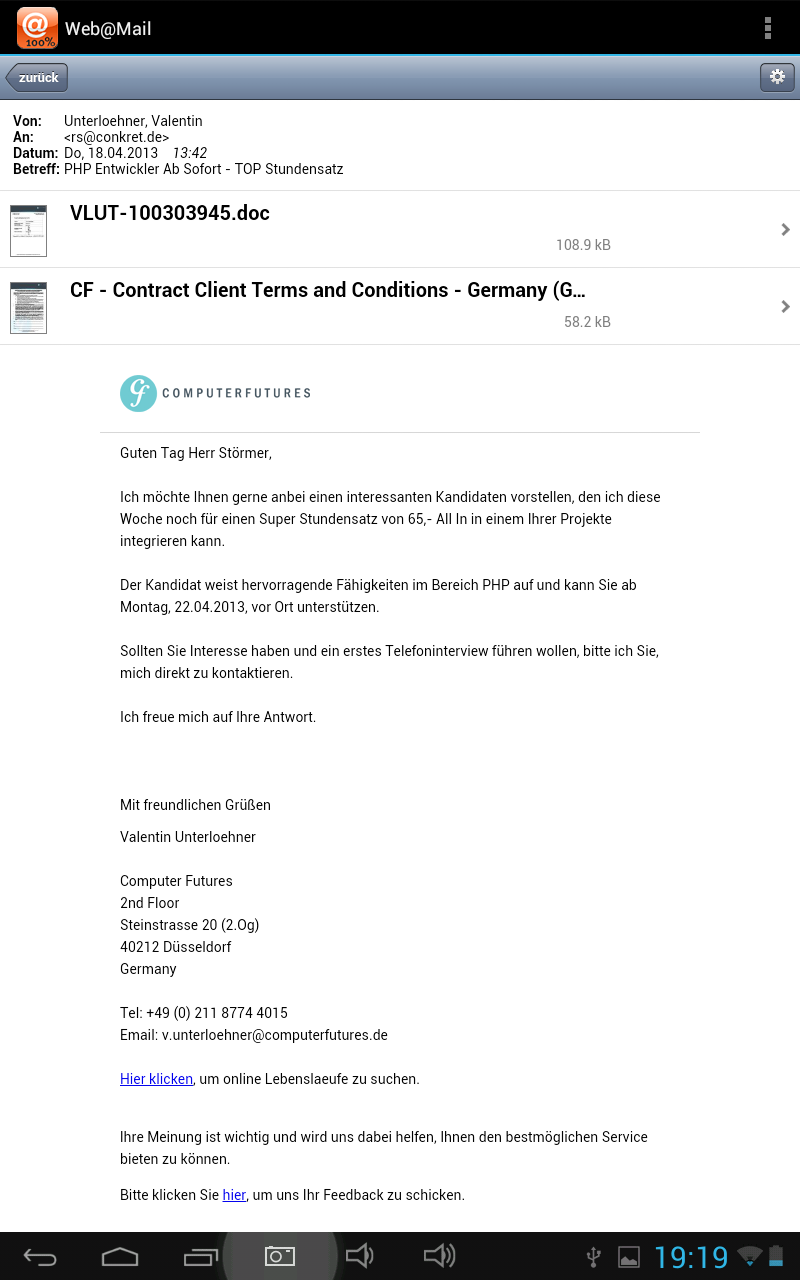WebMail - App on Amazon Appstore