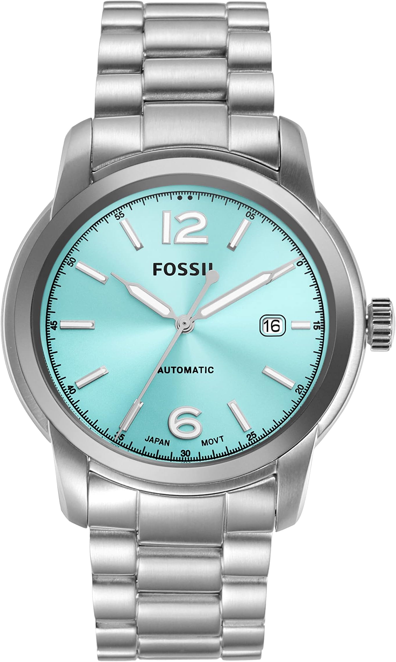 Amazon.co.jp: [フォッシル] 腕時計 FOSSIL HERITAGE ME3241 メンズ シルバー : ファッション