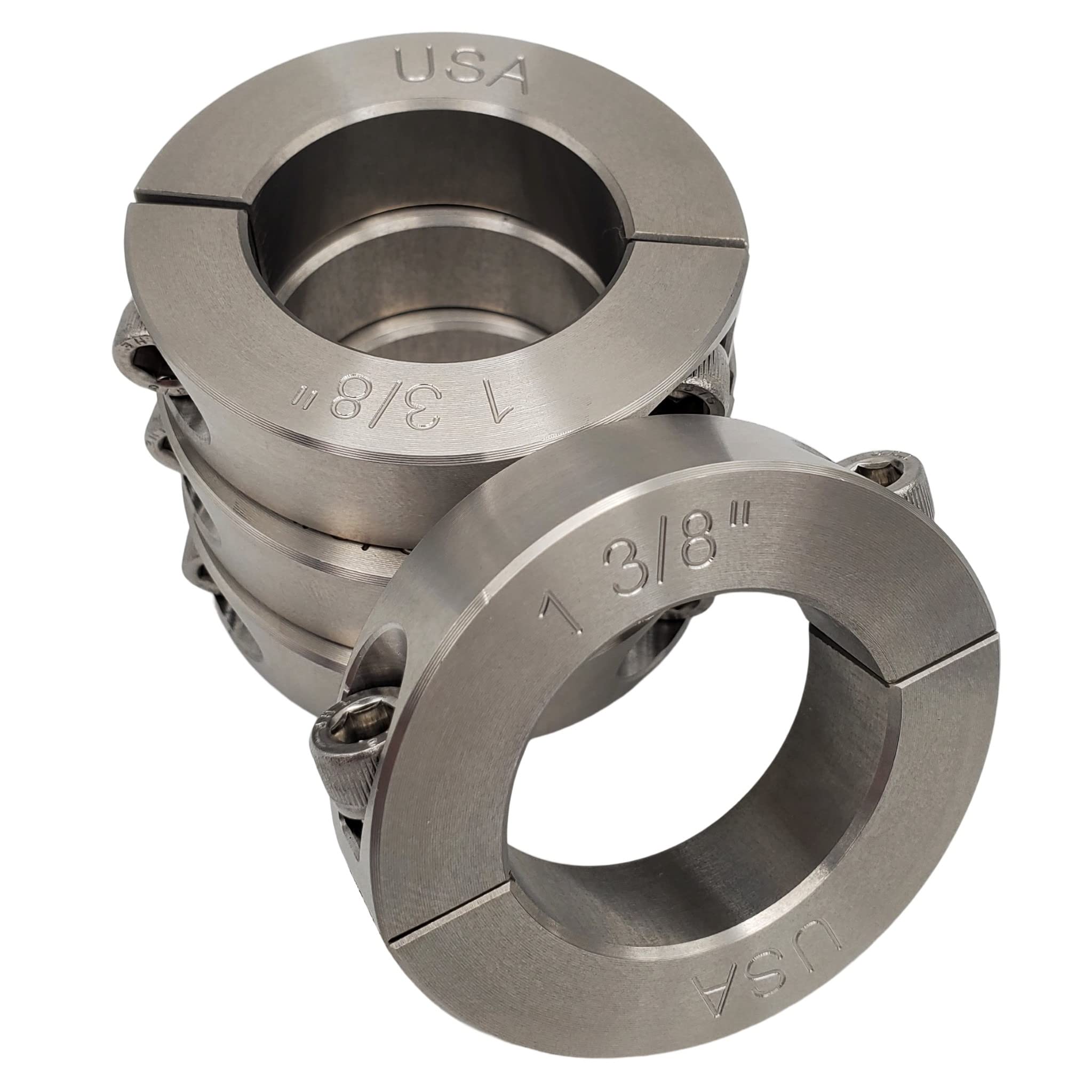 Amazon.com: Coastal Shaft Collars - 1.375" Bore Diameter - Clamping Two ...