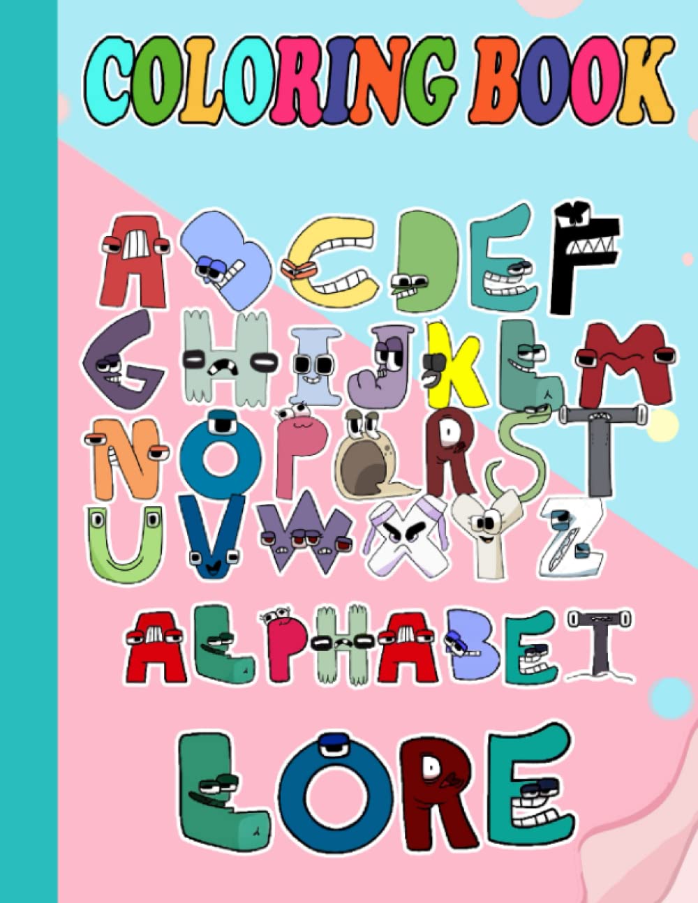 Buy Alphabet Lore Coloring Book Alphabet and Numbers for Fan Teen Kid ...