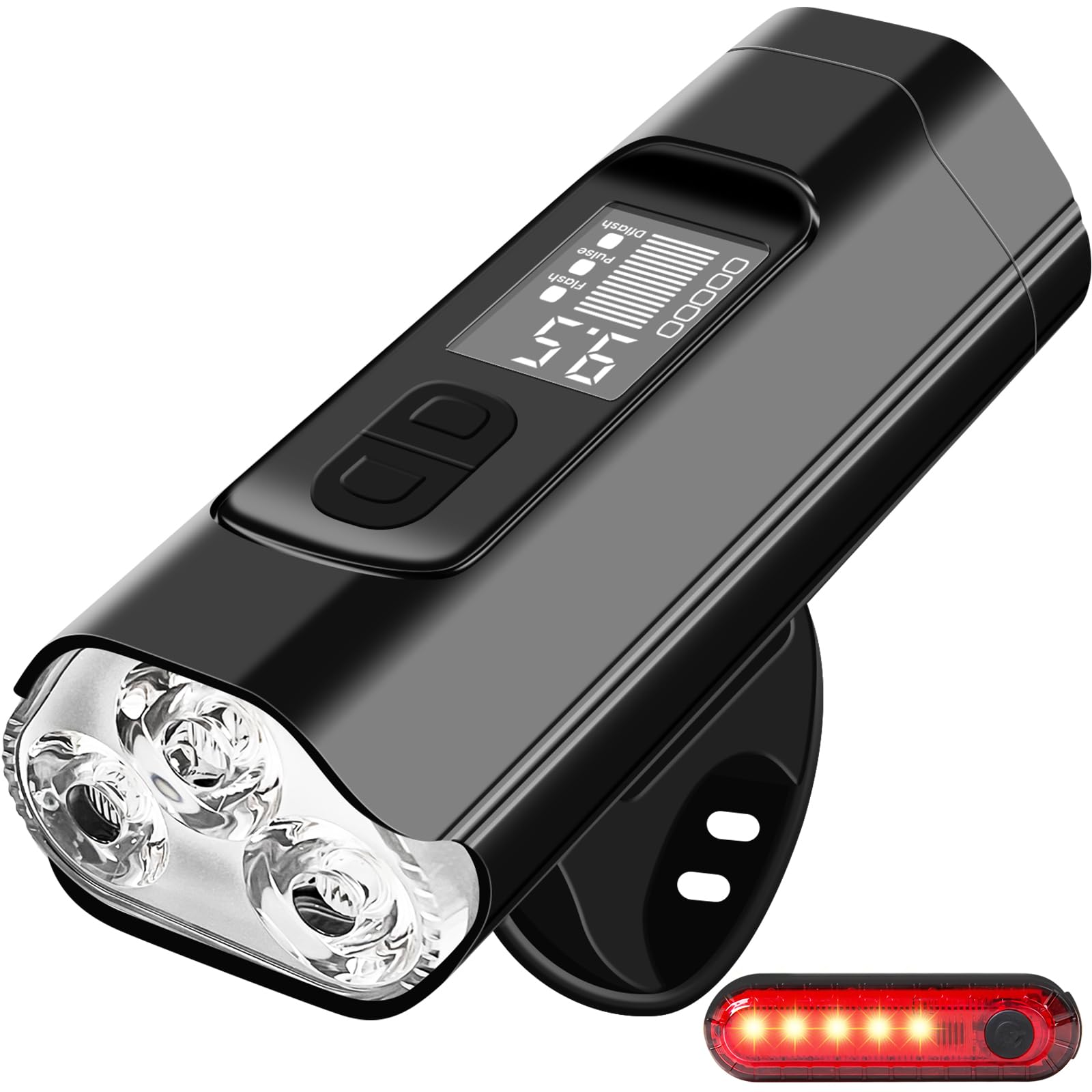 Amazon.com : Super Bright Bike Lights 12000 Lumen for Night Riding ...