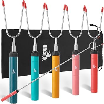 Amazon.com: UNCO- Marshmallow Sticks for Fire Pit, 5 pcs, 34", Colorful ...