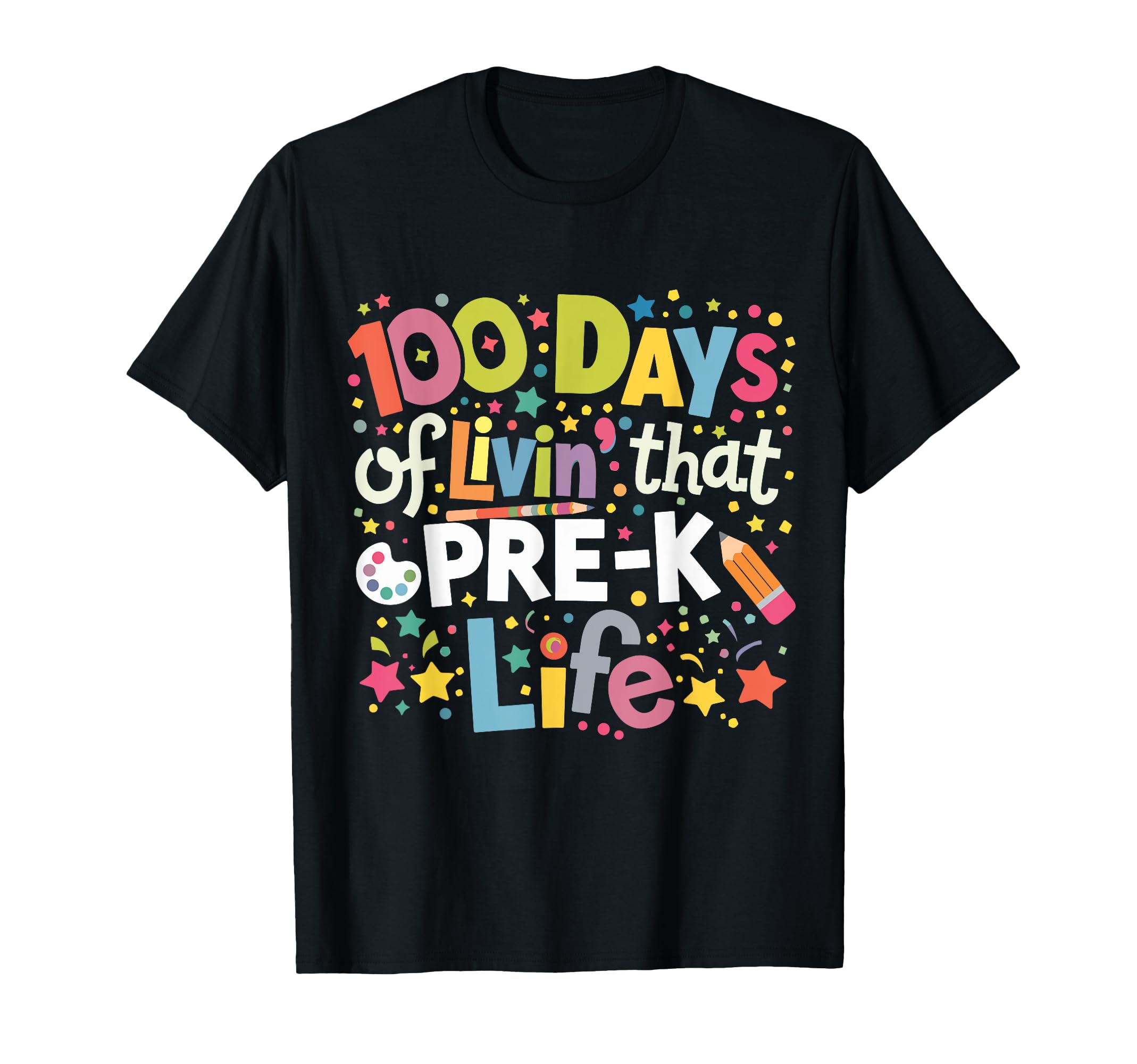Amazon.com: 100 Days of Livin That Pre-k Life School Teachers Girls ...