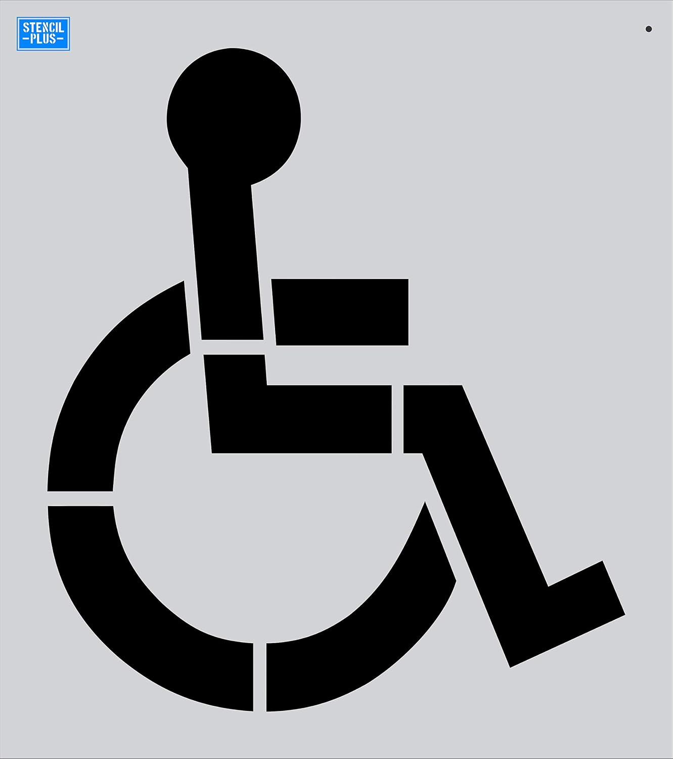Amazon.com: 42" Handicap Stencil Parking Lot Stencil Pavement Marking ...