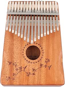 Amazon.com: Thumb Piano, 17 Keys Kalimba Mahogany Timber Portable ...