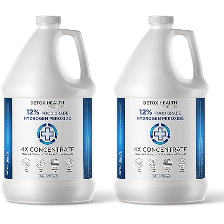 Amazon.com: 12% Hydrogen Peroxide Solution - 2 Gallons (Just Food-Grade ...