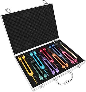 Amazon.com: Chakra Tuning Fork Set, Tuning Forks for Healing Chakra Set, 7 Chakra+1 Soul Purpose ...