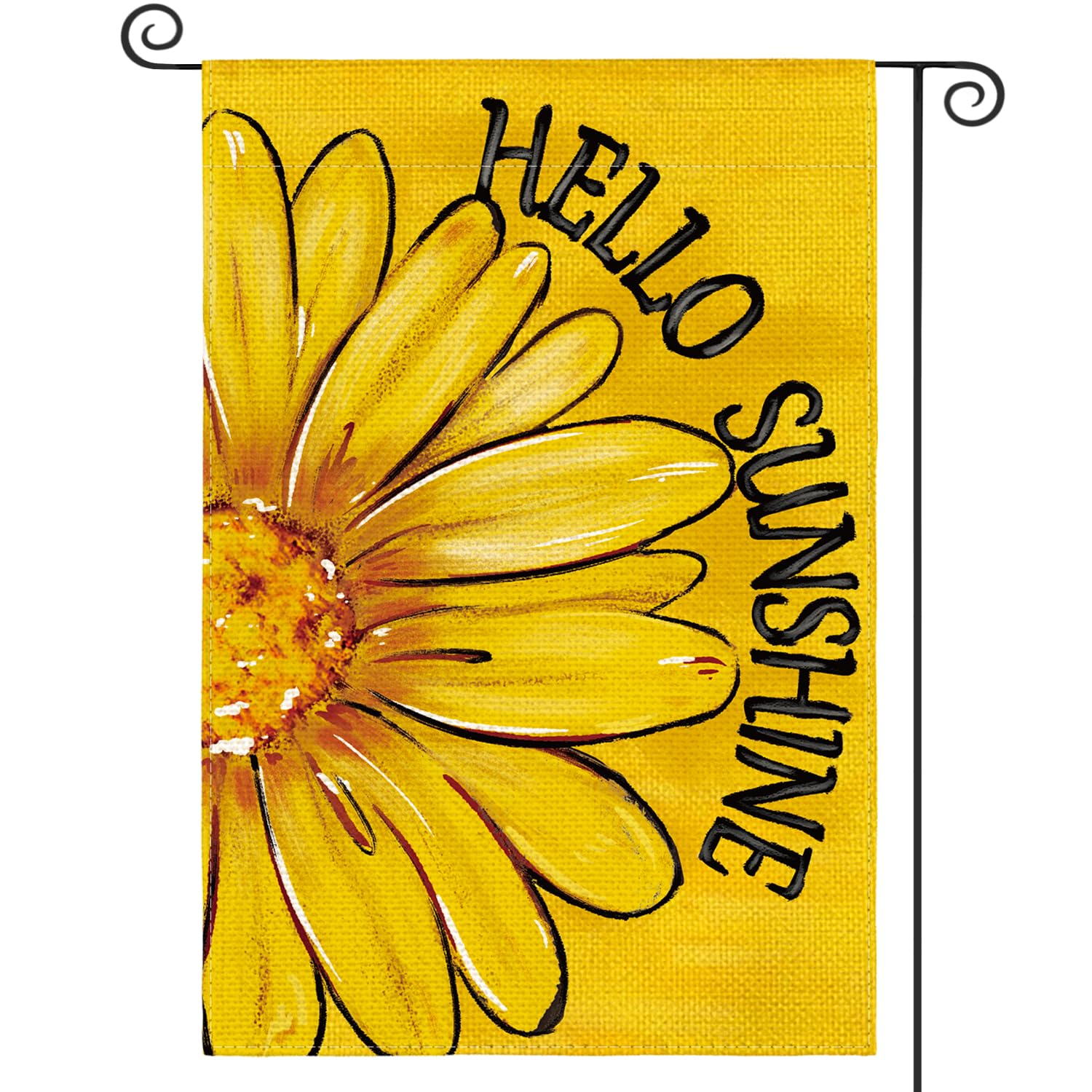 Amazon.com : AVOIN colorlife Hello Sunshine Garden Flag 12x18 Inch ...