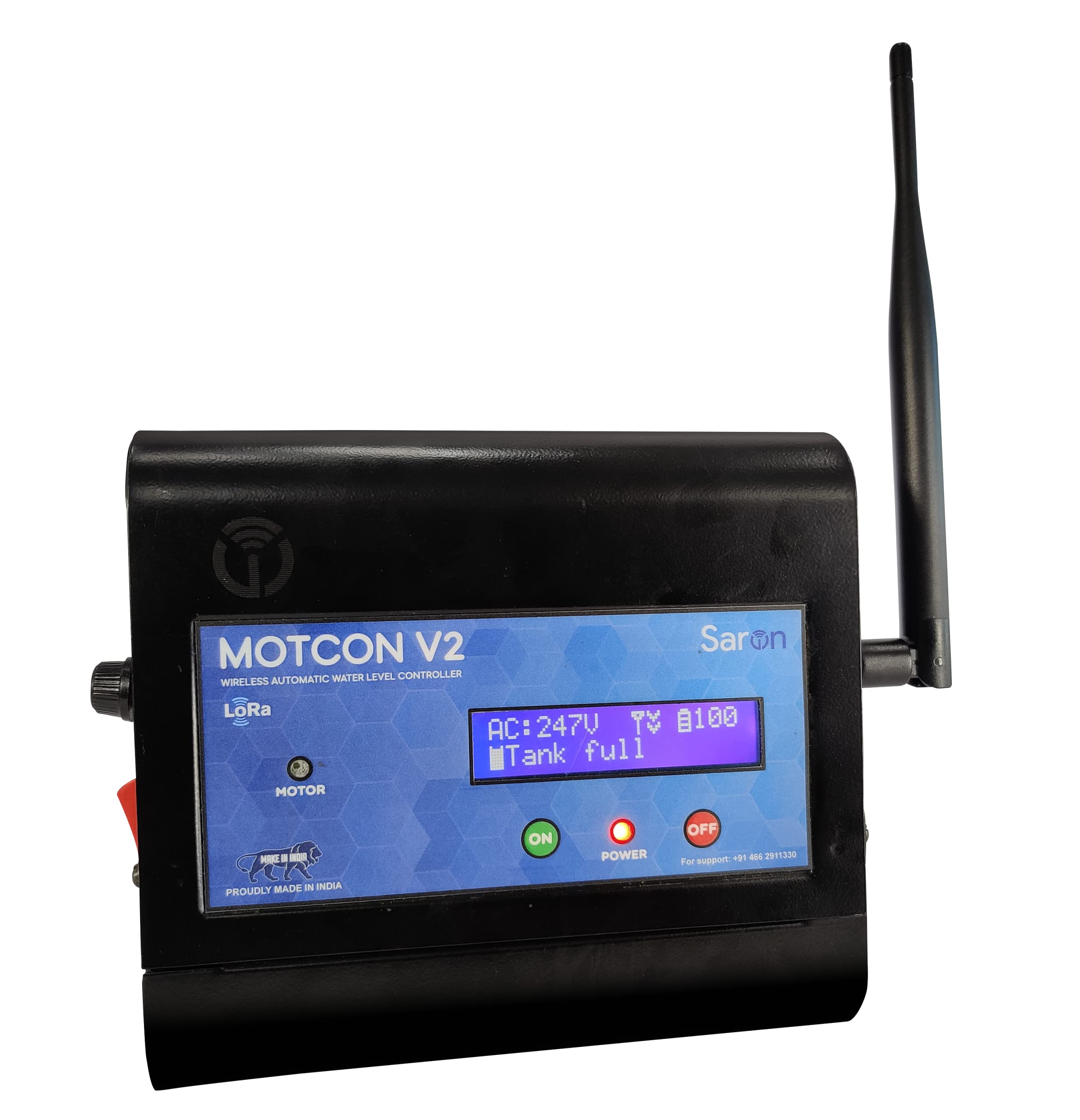 WIRELESS AUTOMATIC WATER LEVEL CONTROLLER WITH SOLAR : Amazon.in ...
