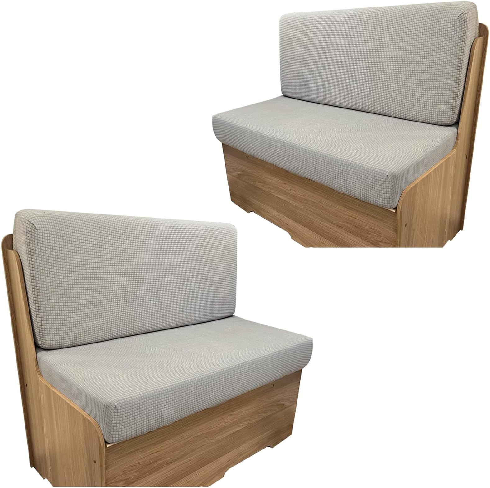 Amazon.com: leepiya 2 Set RV Dinette Cushion Covers dinette Booth ...